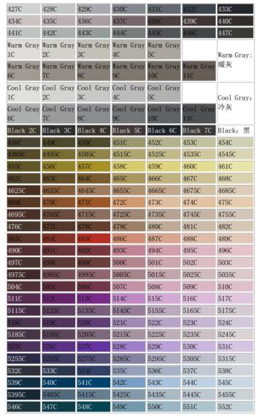 ral色卡电子版中文颜色对照表(ral色卡图) - 金明新广告【触屏版】